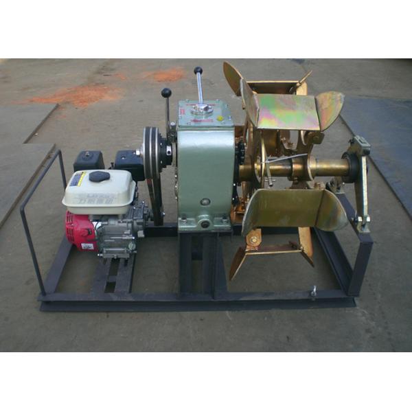 Quality High Efficiency 30KN Cable Winch Puller / Wire Winch With Gasoline Engine for sale