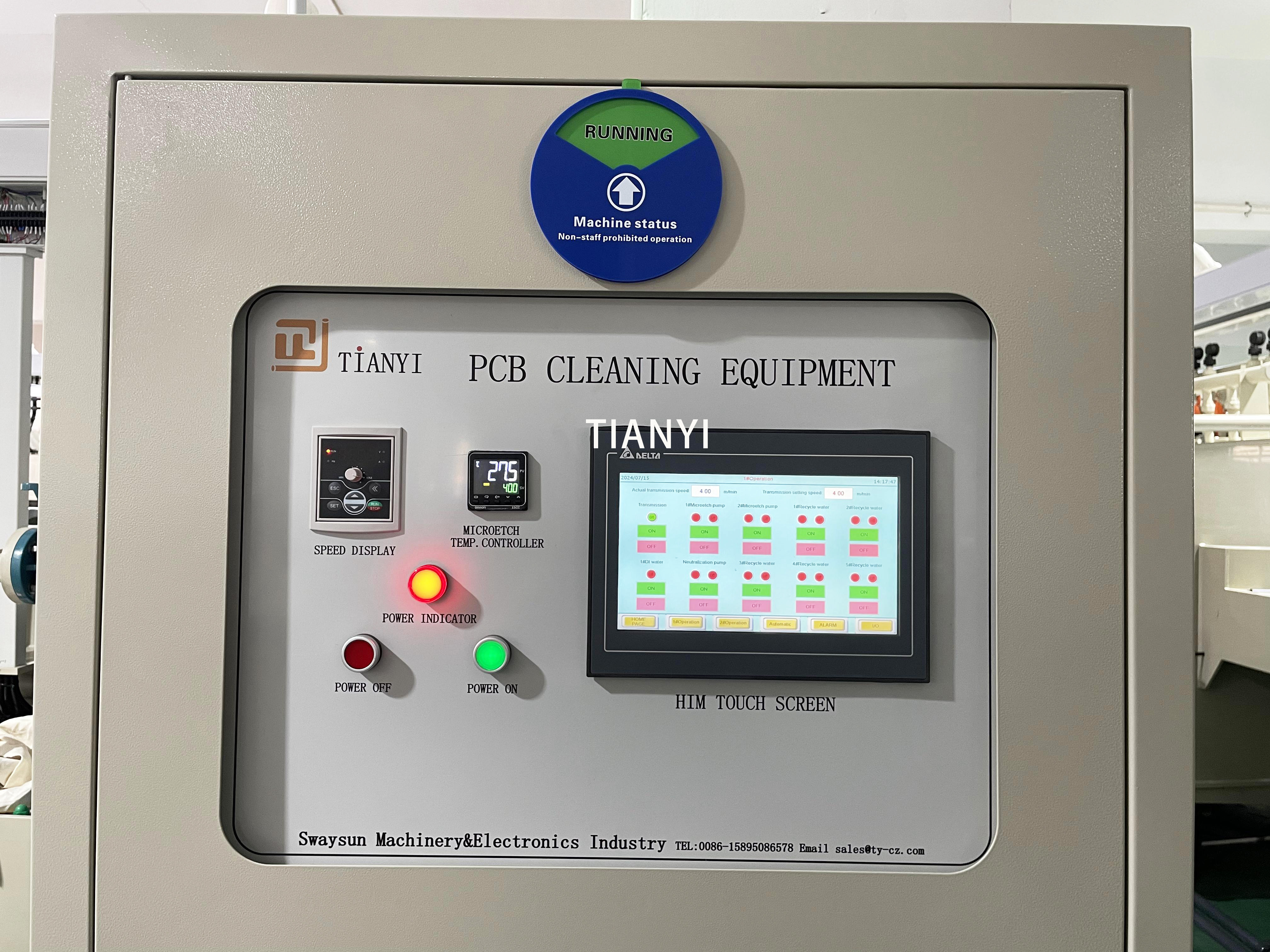 Quality HASL PCB Cleaning Machine Hot Air Solder Leveling Pre Clean Line In Printed for sale