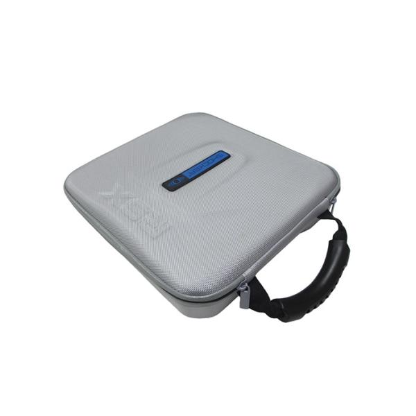 Quality Cool Grey Color Eva Molded Case Durable 1680D Fabric with Hot Press and Handle for sale