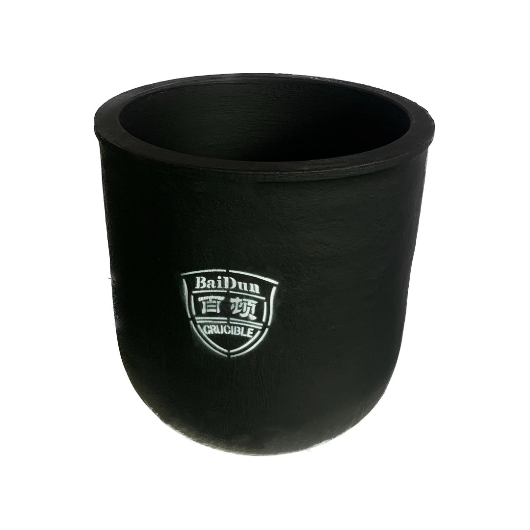 Quality Thermal Shock Resistance Silicon Carbide Crucible 150kg Capacity Cylindrical Crucible for sale