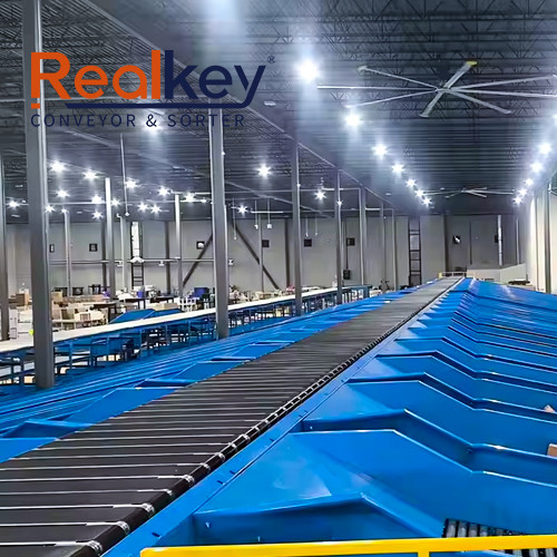 Quality High Speed Sorting Narrow Belt Sorter Conveyor Warehouse Logistic Courier for sale