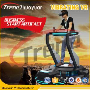 Quality Double Interactive 9D Virtual Reality Simulator With 360 Rotating Platform for sale