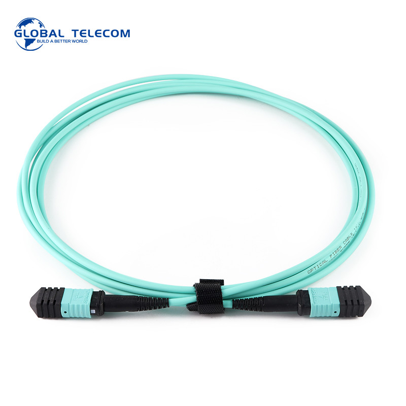 Quality 0.2dB Mtp Mpo Patch Cord 8 12 24 cores Singlemode multimode for sale