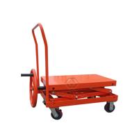 China Triple Scissor Mobile Hydraulic Lift Table 770-Lb Capacity factory