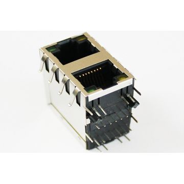 Quality ARJM21A1-811-AB-EW2 2X1 Ethernet RJ45 Connector without Integrated Magnetics for sale