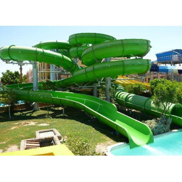 Quality Kids / Adult Family Water Slide , Fiberglass Pool Outside Water Slides for sale