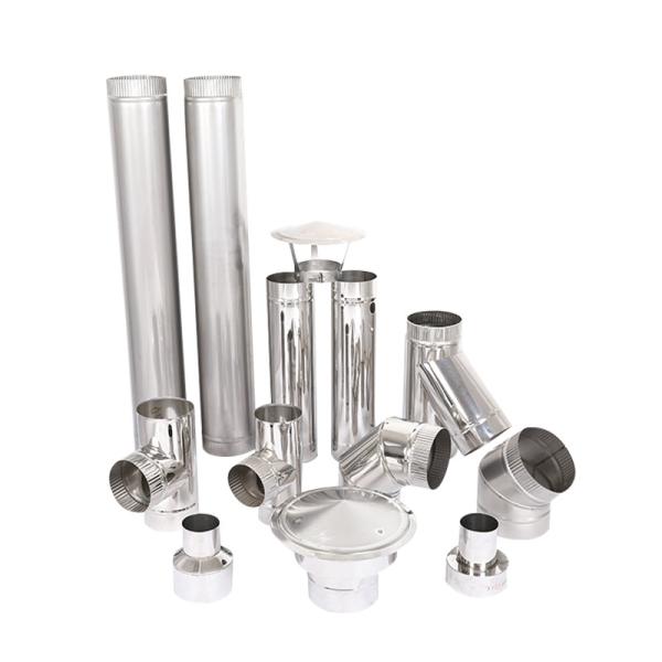 Quality Single Wall Angled Chimney Pipe 0.45mm-1.2mm Thickness CE Certification for sale