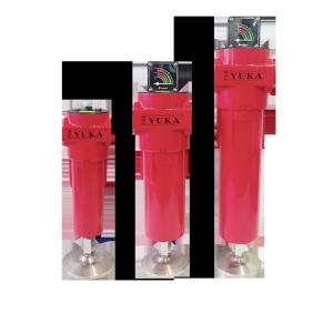 Quality Professional Aluminum Compressed Air Filter Precision Grade 99.999% Particle for sale