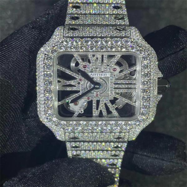 Quality Full Iced Out VVS Moissanite Iced Out Watch for sale