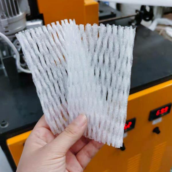 Quality Customized fruit PE/EPE Plastic foam sock protective sleeve net making machine for sale