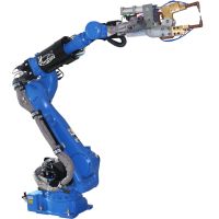 Quality HWASHI Spot Welding Robot computer control system 6 Axis Industrial Welding Robot for sale
