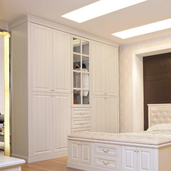 Quality Custom Made Handles Multilayer Modern Wardrobe Closets Hanging Storage for sale