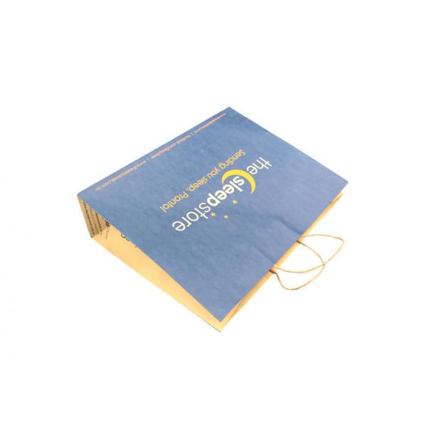 Quality Sustainable Large Eco Paper Packaging , Square Bottom Paper Bag CE Certification for sale