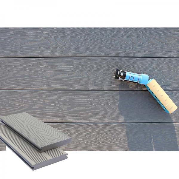 Quality Exterior Robust Wood solid edge Composite decking Trim Boards Customized Length for sale
