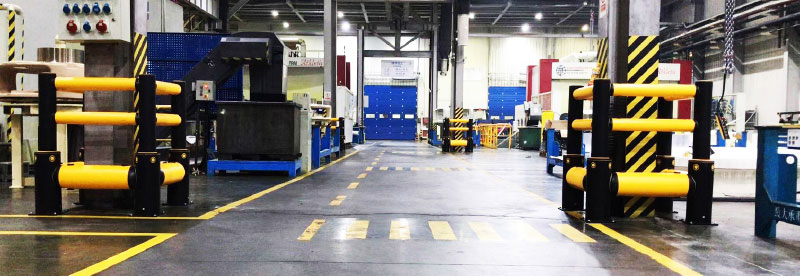 Building Post Safety Barrier Polygon Anti-Collision Guardrails Warehouse Safety Barrier 