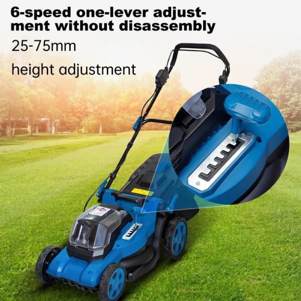 Quality Cordless Push Electric Lawn Mower Foldable With 45L Bagger for sale