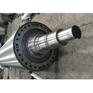 Quality Rubber Or PU Covered Q345B Steel Felt Wire Leading Roller For Paper Machine for sale