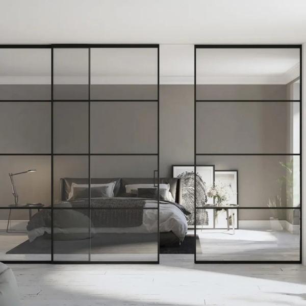Quality Customizable Modern Glass Partition Walls 5 - 12mm Thickness Environmentally for sale