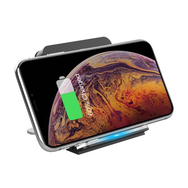 Quality Baby Square Phone Qi Wireless Charging Stand Aluminum 10W 7.5W Fast Charge for sale