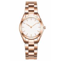 Quality Quartz Movement Women Stainless Steel Watches 40mm Electroplating Case for sale