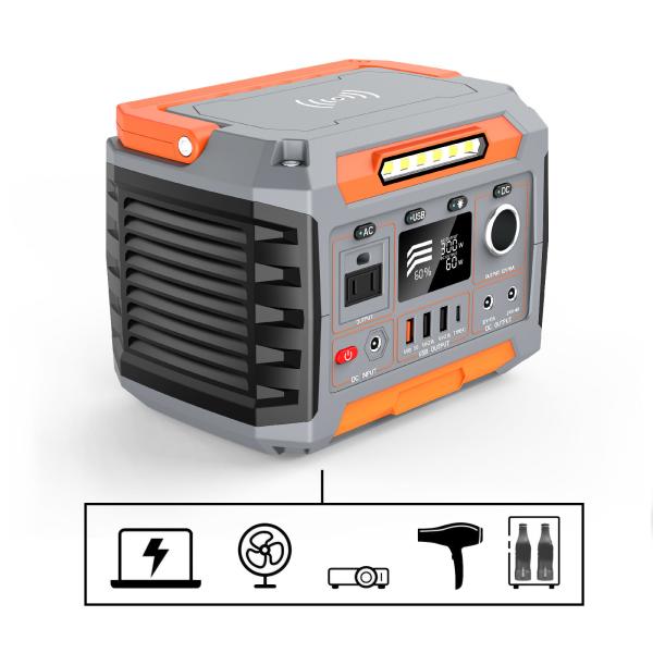 Quality Pure Sine Wave Inverter High Capacity Portable Power Station 300W 288Wh For Emergency Outdoor for sale
