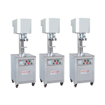 Quality Aluminum Lids Capping Machine for 50 KG Capacity and 50-126mm Bottle Diameter for sale