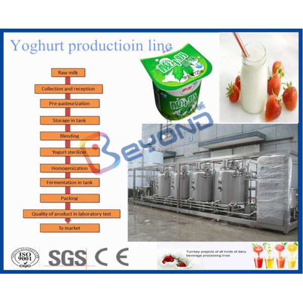 Quality High Capacity Industrial Yogurt Making Machine For Yogurt Manufacturing Process for sale