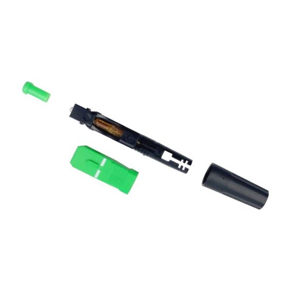 Quality FTTH Simplex Field Assembly SC Fiber Optic Drop Cable for Network Fast Connector for sale