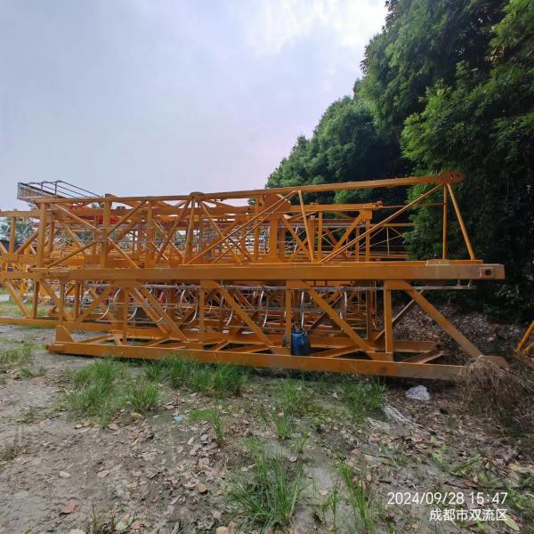 Quality Used ZOOMLION Tower Crane W6013-6A Flat Top Secondhand Construction Machinery for sale