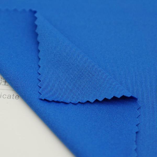 Quality Spandex 0.48mm RPET Polyester Fabric Soft High Elastic Material For Clothing for sale