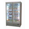 Quality 220V Upright Commercial Display Freezer Upright Display Bar Fridge With Glass for sale