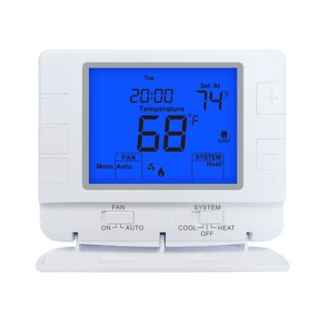 Quality ABS 1 Heat 1 Cool Air Conditioner Programmable Home Thermostat For HVAC System for sale