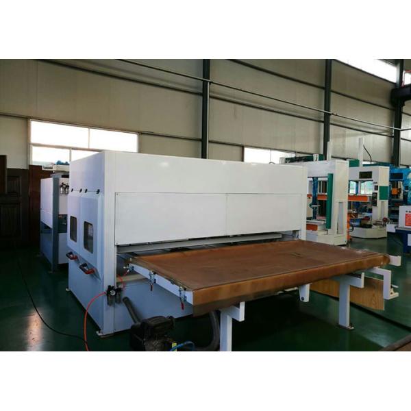 Quality Vacuum Wood Grain Machine For Wooden Door 3500mm*1500m Working table for sale