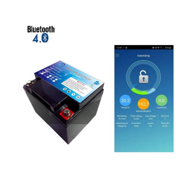 Quality High Current 12.8V 50AH Bluetooth Lithium Battery for sale