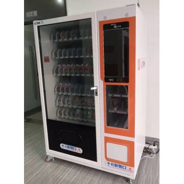 Quality Customized Sticker wrap Snack And Drink touch screen internet Vending Machines for sale