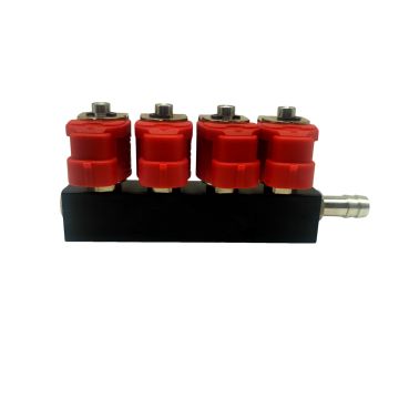 Quality 4 Cylinder LVTK04 LPG CNG Injector Rail For CNG / GPL Conversion Kits For All for sale