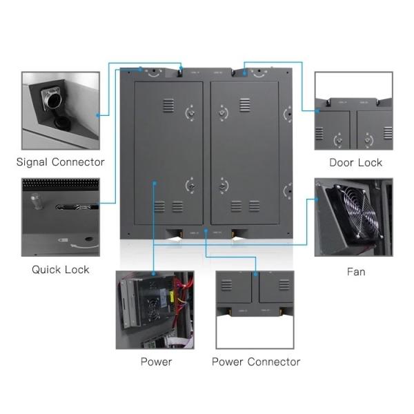 Quality P8 Outdoor Digital Signage Displays Simple Structure Humanized Operating for sale