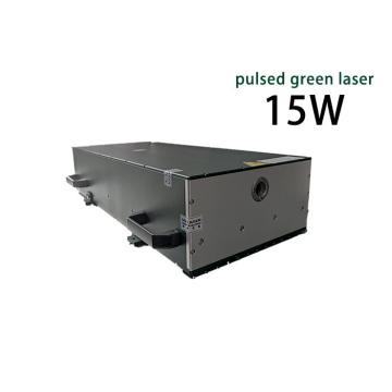 Quality 15W Green Fiber Laser Single Mode Nanosecond Pulsed for sale