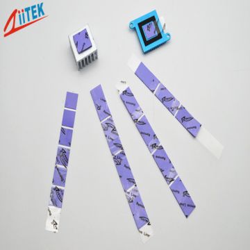 Quality Fast heat dissipation pad 50 shore00 violet thermal conductive pad silicone soft for sale