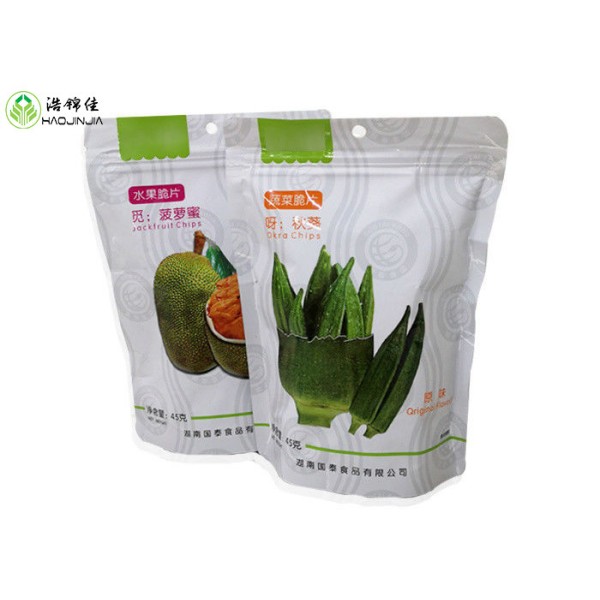 Quality Stand Up Pouch Laminated Packaging Bag With Hole And Zipper For Dried Fruit for sale