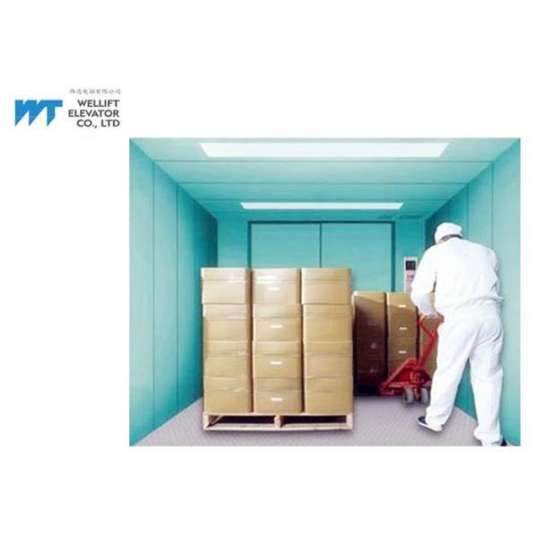 Quality Large Size Open Doors Freight Lift Elevator With Safety Infrared Light Beams for sale