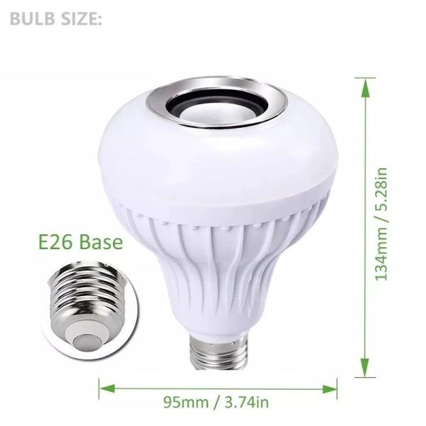 Quality Smart Music LED Bulb Speaker with Music Function and 80 Ra Color Rendering Index for sale
