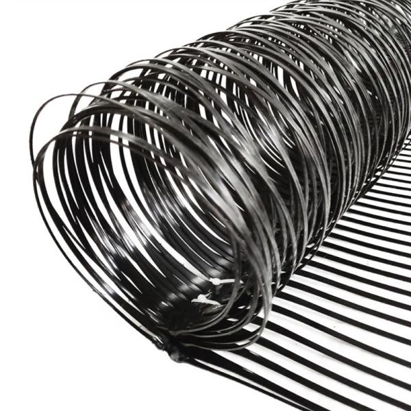 Quality HDPE Uniaxial Geotextile Geogrid For Retaining Wall 90KN for sale