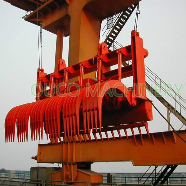 Quality Waste Handler 9500 KG Electric Hydraulic Clamshell Bucket for sale