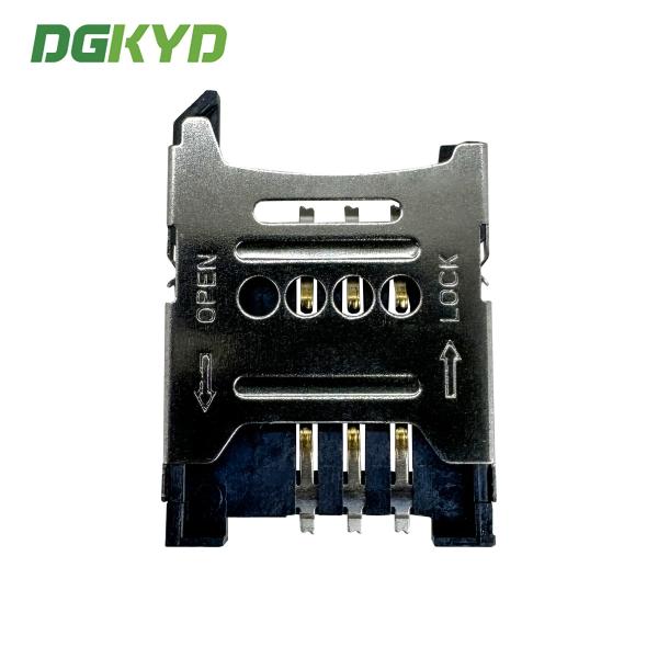 Quality SIM Card Holder -6PIN - Flip Top Telephone Card Holder DGKYDSIM18H6A6A2Y3WSG286 for sale