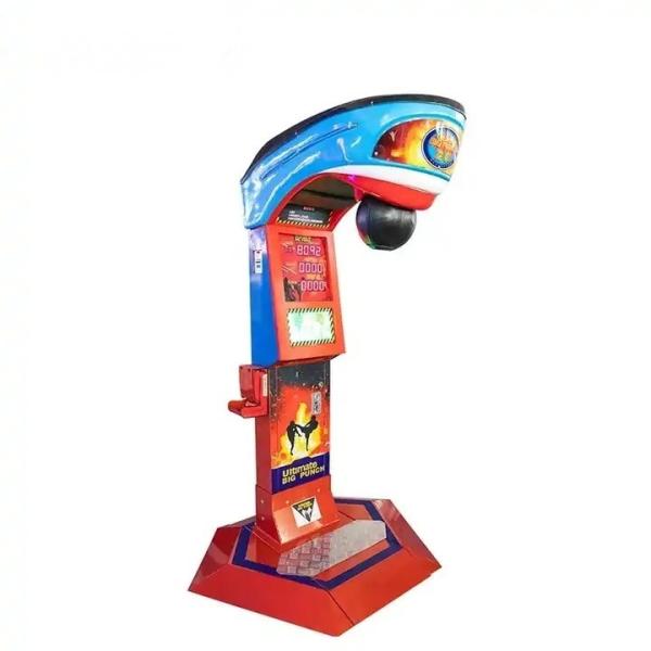 Quality 155KG Electronic Boxing Training Machine Punch Ball Coin Operated for sale