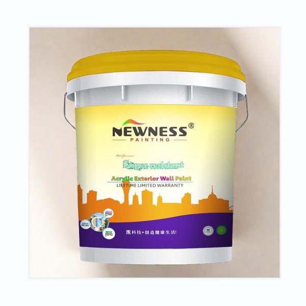 Quality 12 Months Shelf Life Washable Rain Resistant Anti Mold Latex Paint for Exterior Wall for sale