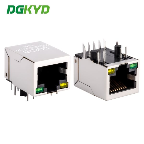 Quality RJ45 connector Gigabit industrial network port network socket G/Y horizontal interface KRJ-202GYZNL for sale