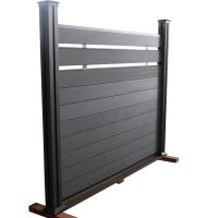Quality Waterproof Wpc Mateiral Fence Panels For Outdoor Rotproof for sale