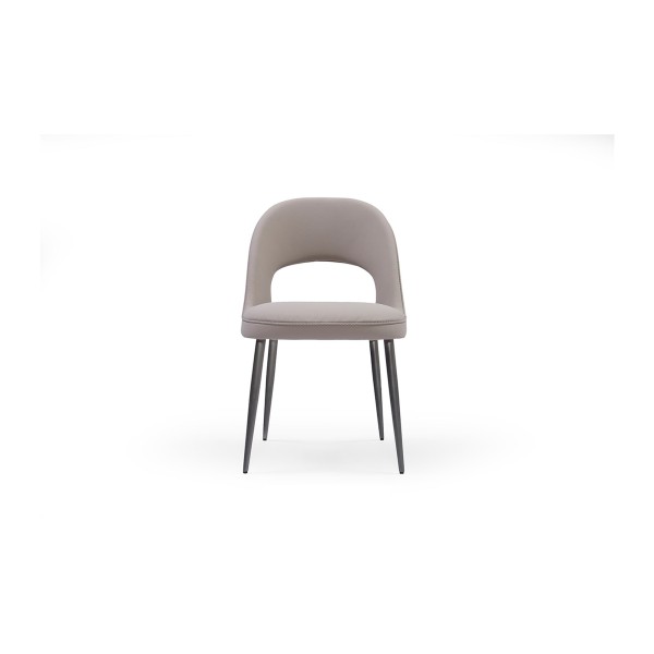 Quality Medium Back Dining Chair Wood Metal Armrest For Dining Room for sale